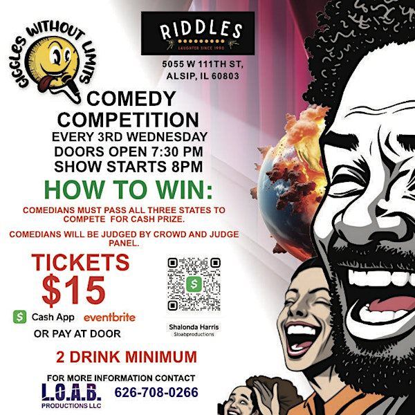 Comedy Shows at Riddles - Riddles Comedy Club | Chicago, IL