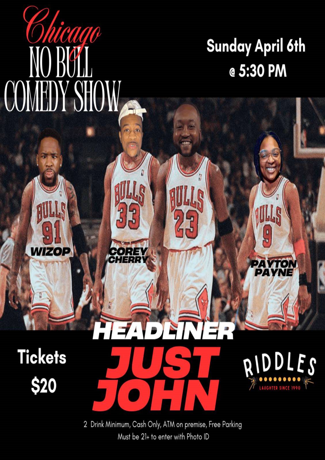 Comedy Shows at Riddles - Riddles Comedy Club | Chicago, IL