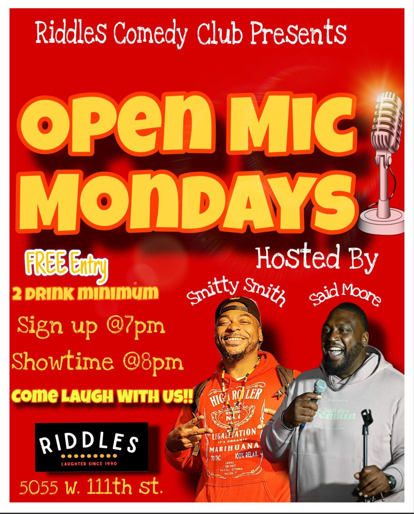 Comedy Shows at Riddles - Riddles Comedy Club | Chicago, IL