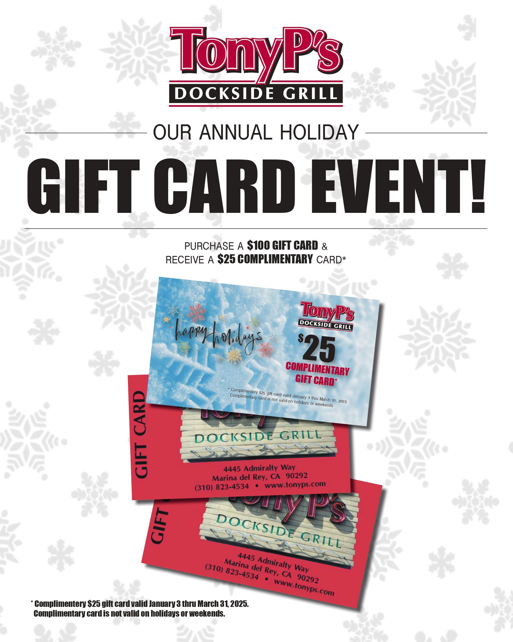 Home - Tony P's Dockside Grill