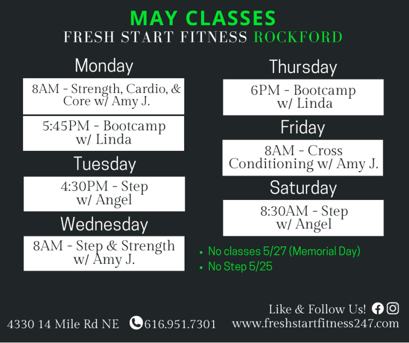 Classes - Fresh Start Fitness