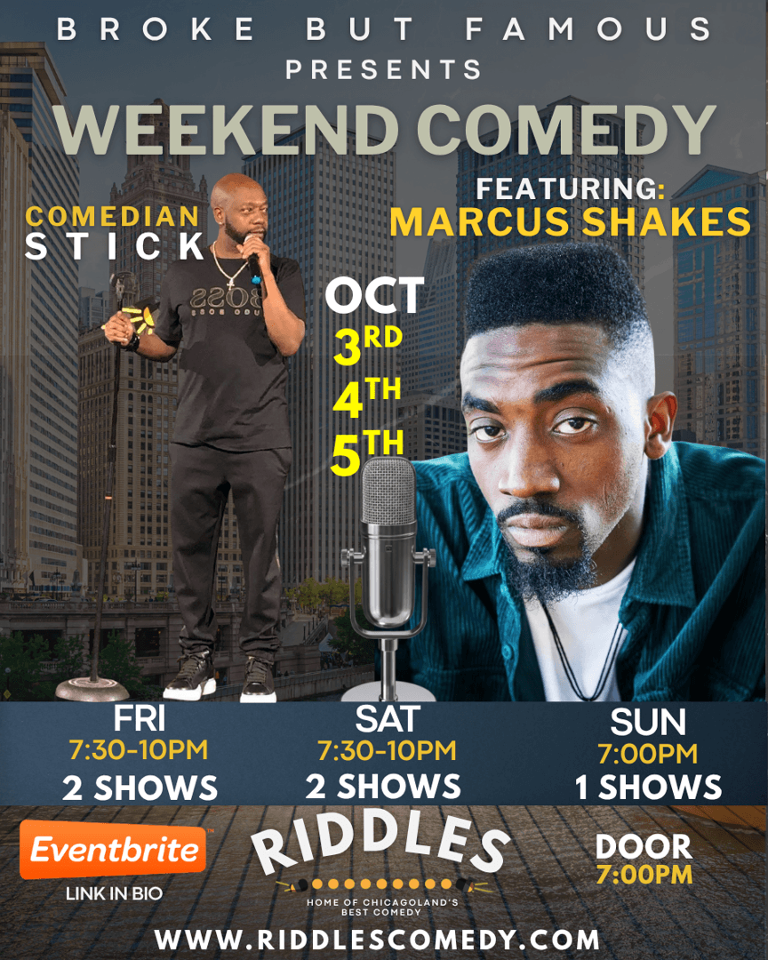 Comedy Shows at Riddles - Riddles Comedy Club | Chicago, IL
