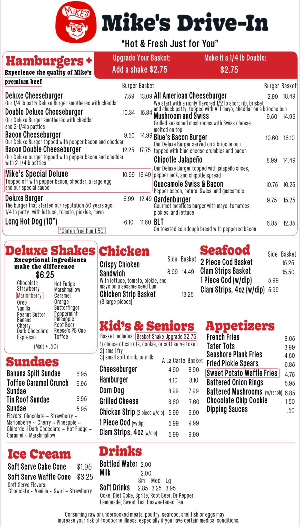 Order Now - Mike’s Drive-In