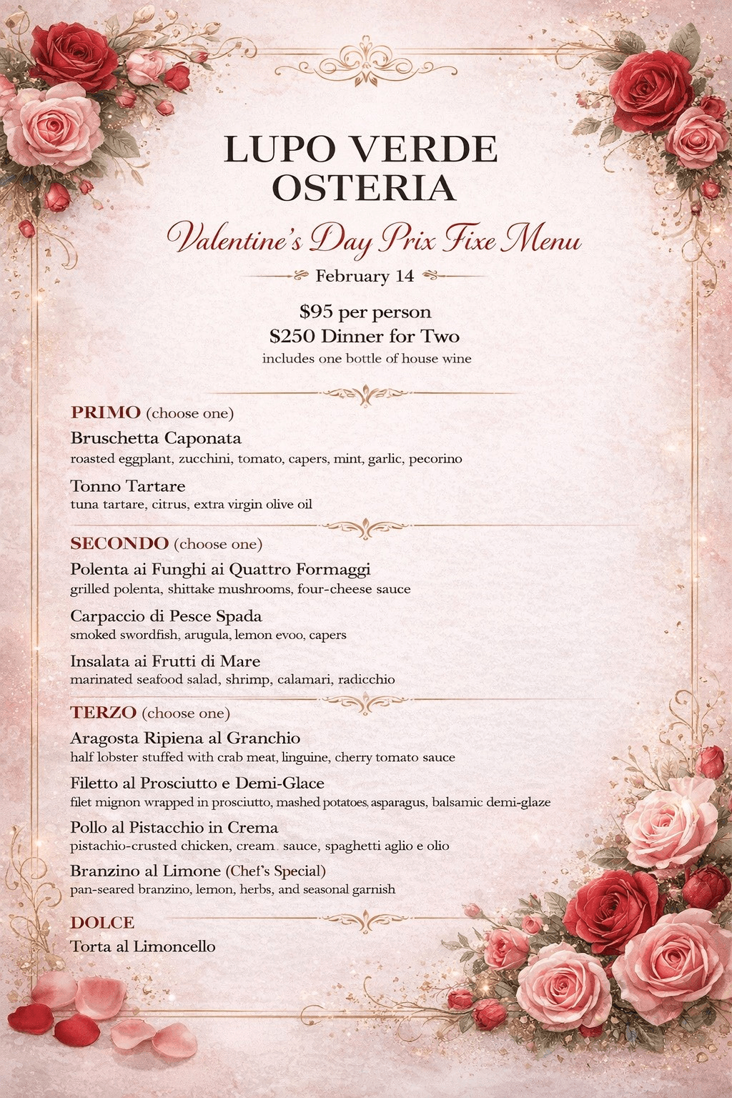 Mother's Day Special - Lupo Verde