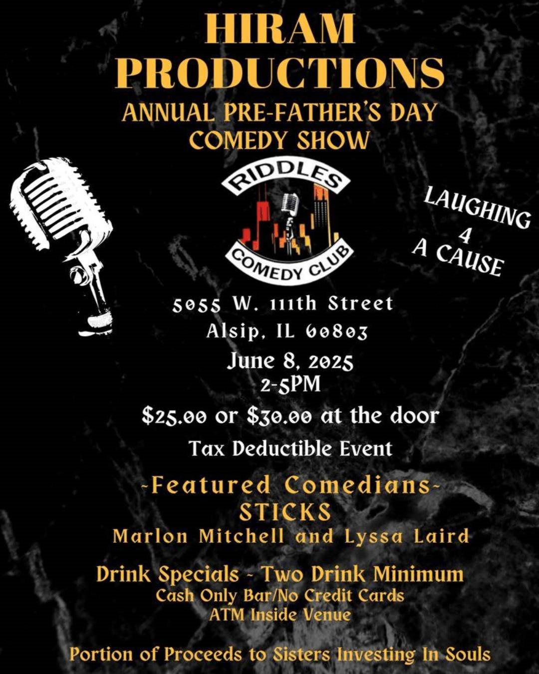 Comedy Shows at Riddles - Riddles Comedy Club | Chicago, IL