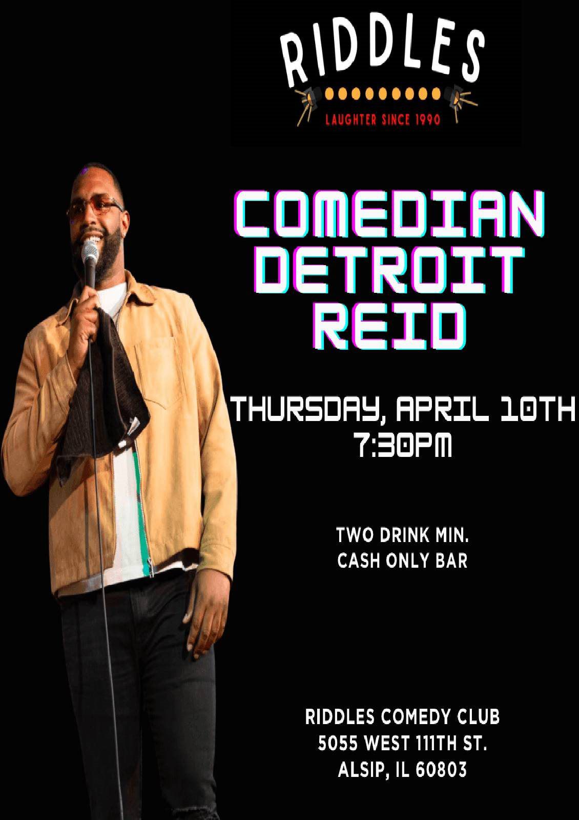 Comedy Shows at Riddles - Riddles Comedy Club | Chicago, IL