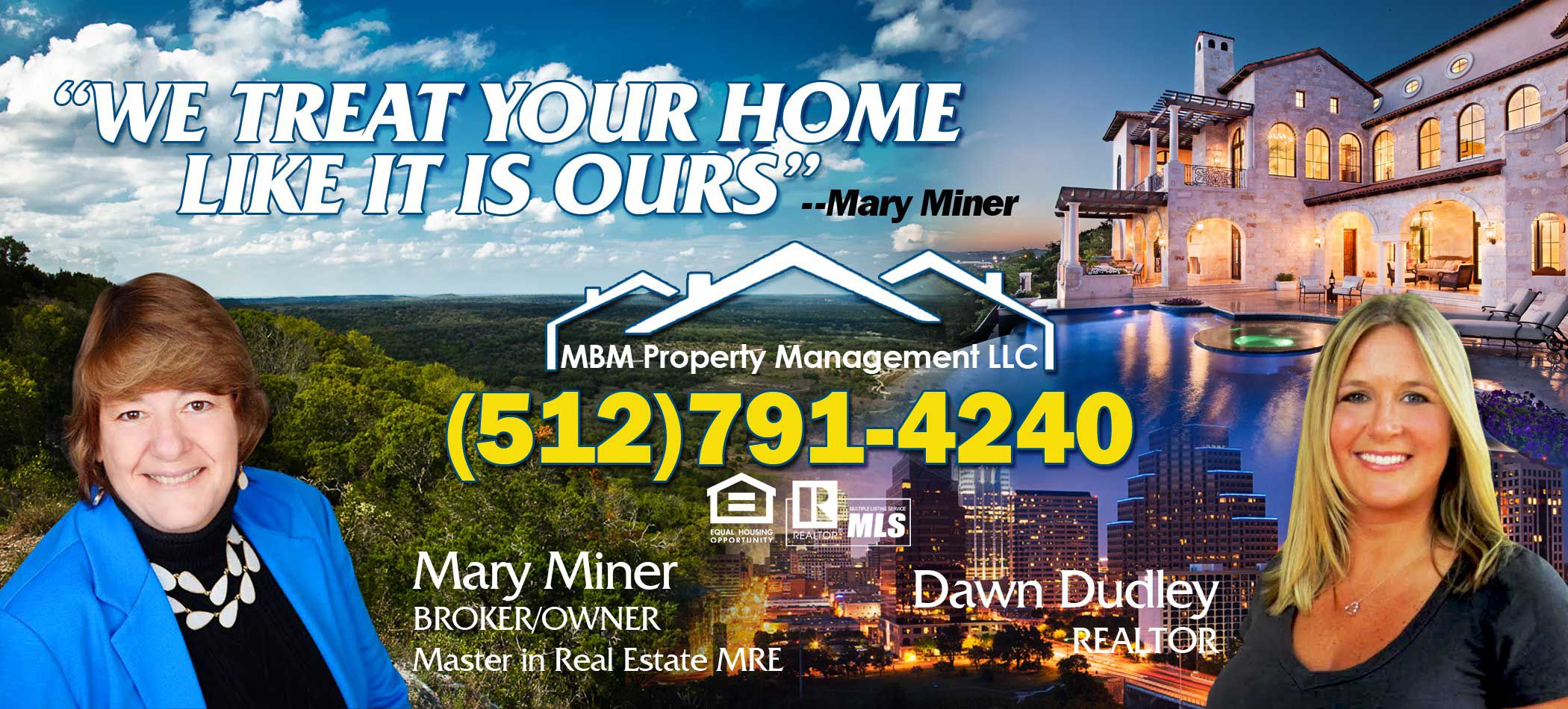 Mary Miner, Owner/Broker | MBM Property Management | 512-506-8318 ...