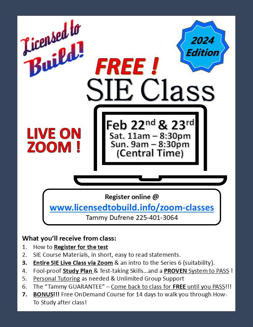 Zoom Classes - Licensed to Build