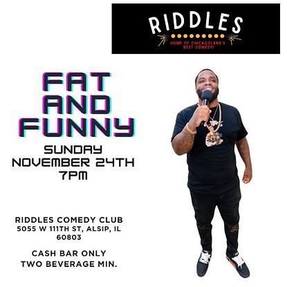 Comedy Shows at Riddles - Riddles Comedy Club | Chicago, IL