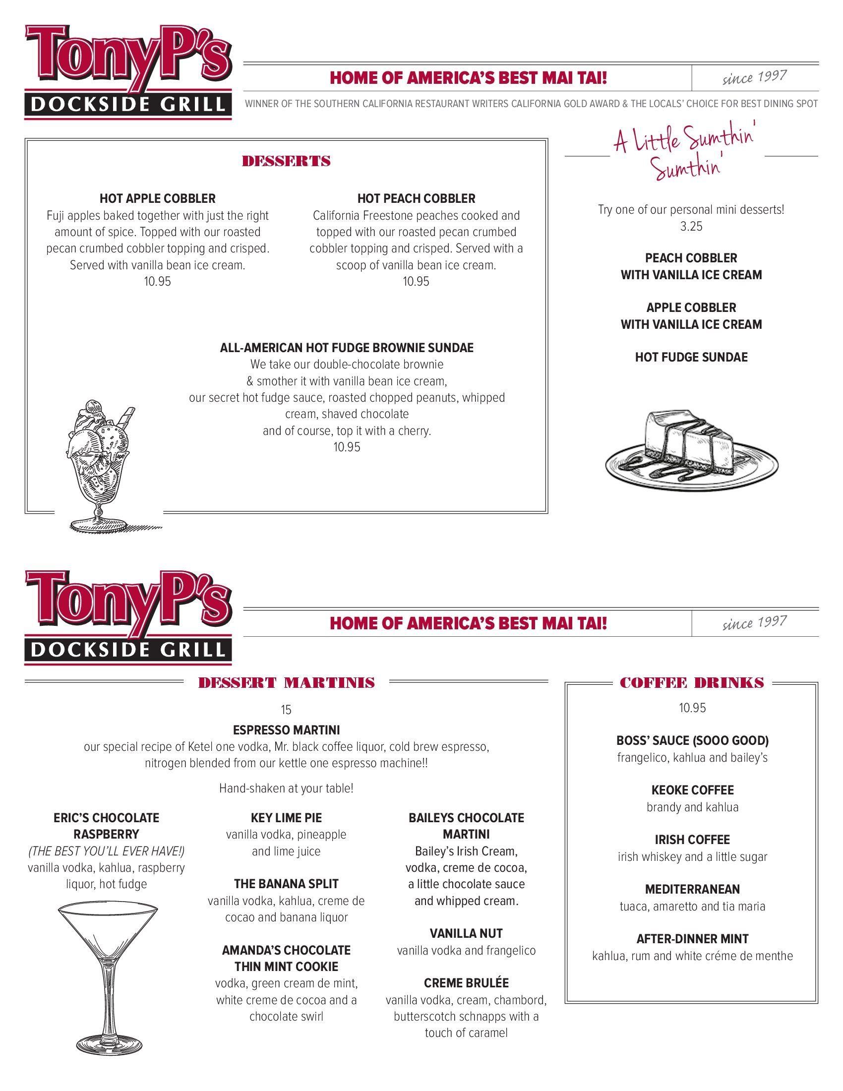 Home - Tony P's Dockside Grill