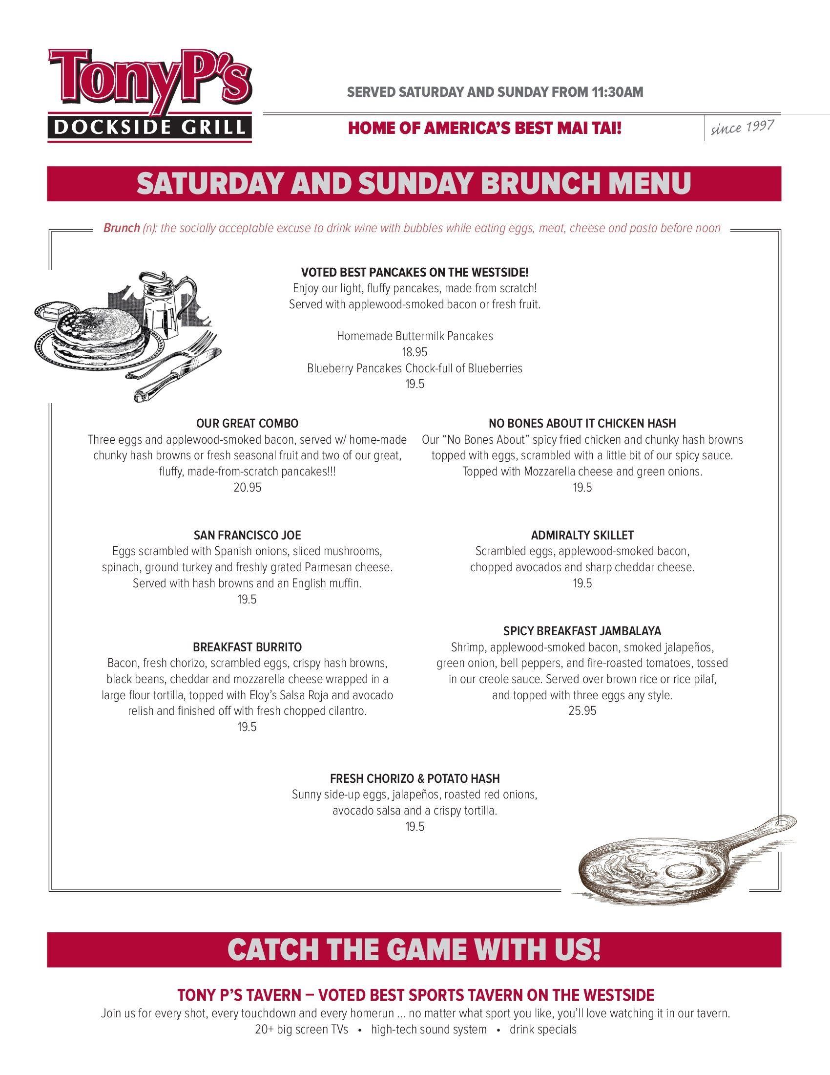 Home - Tony P's Dockside Grill