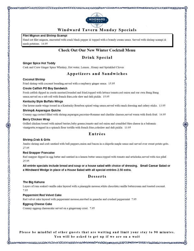 Home - Windward Tavern