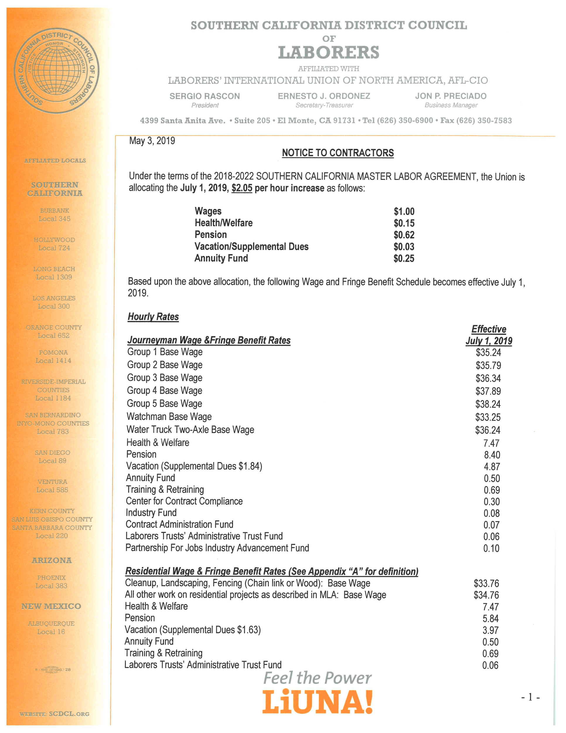 Contractors - LIUNA - Local 652