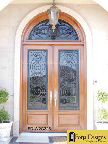 Wrought Iron Doors, Wood Doors, Wine Cellar - Forja Designs - Wrought Iron Doors and Window