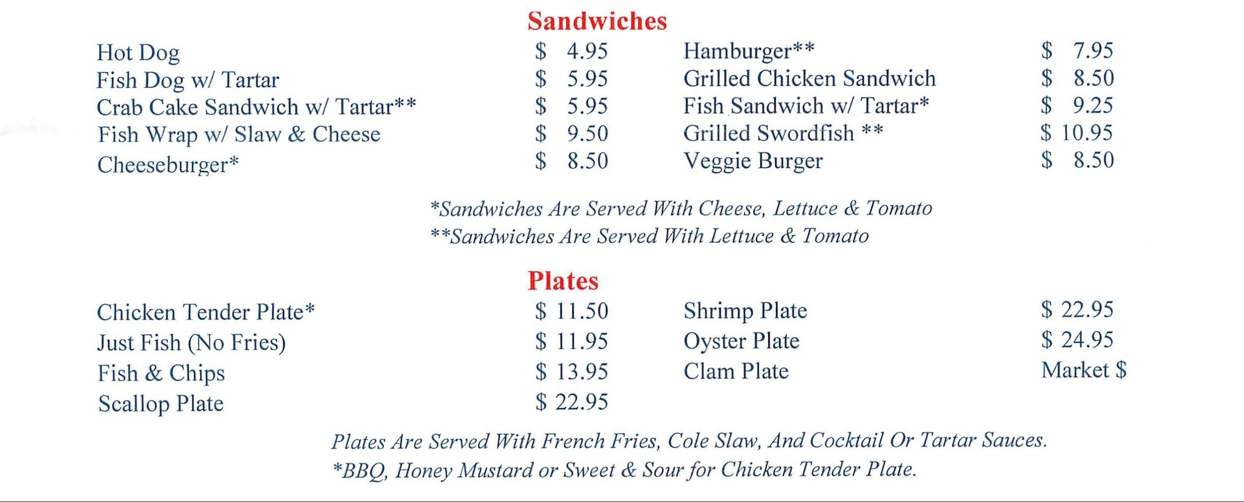 Take Out Menu - The Net Result