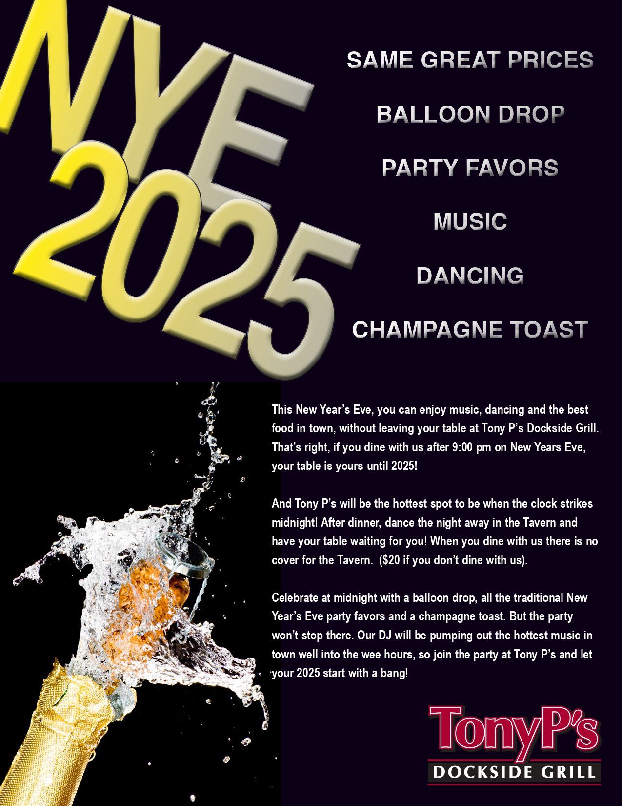 Home - Tony P's Dockside Grill