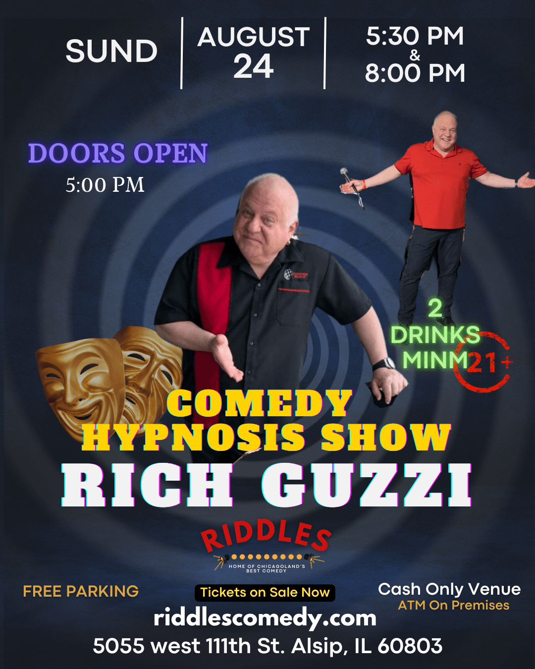 Comedy Shows at Riddles - Riddles Comedy Club | Chicago, IL