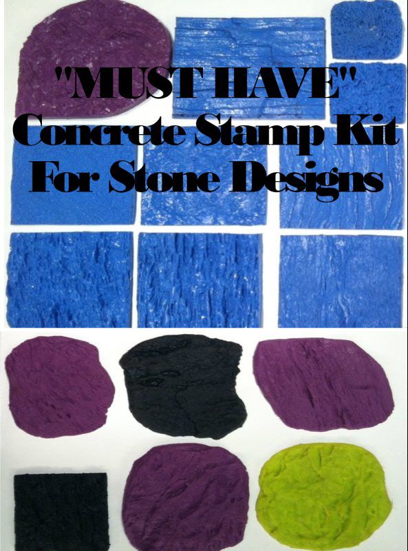 Best Concrete Texture Stamps - Best Decorative Concrete Training - SBC ...