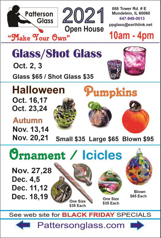 Full Service Glassblowing Studio - Patterson Glass | Mundelein, IL